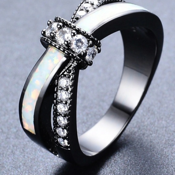 Jewelry | Criss Cross Opal Ring | Poshmark